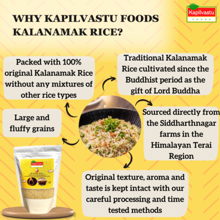 Kalanamak Rice (Buddha Rice) - Kapilvastu Foods